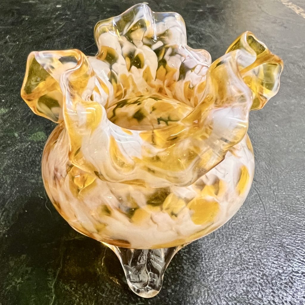 A Victorian spatter glass - South Perth Antiques & Collectables