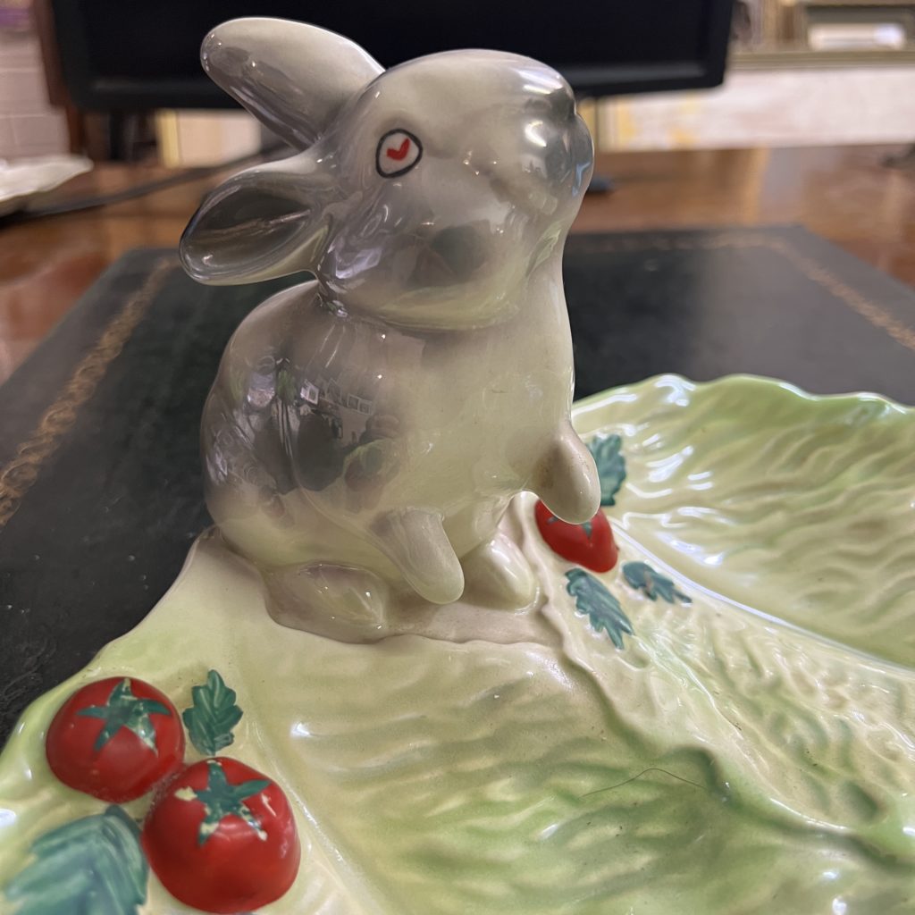 A Wembley Ware rabbit dish - South Perth Antiques & Collectables