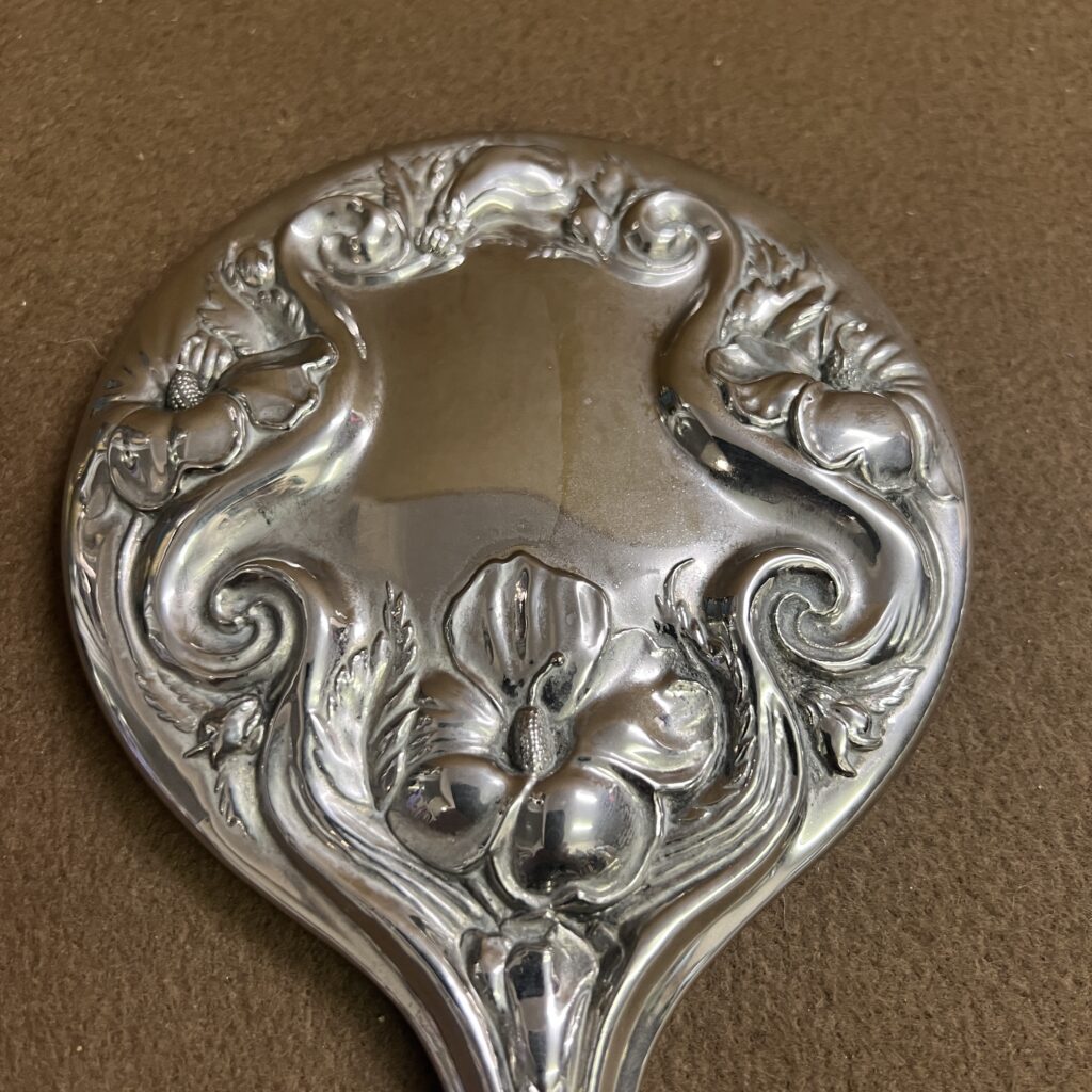 An Art Nouveau dressing table set - South Perth Antiques & Collectables