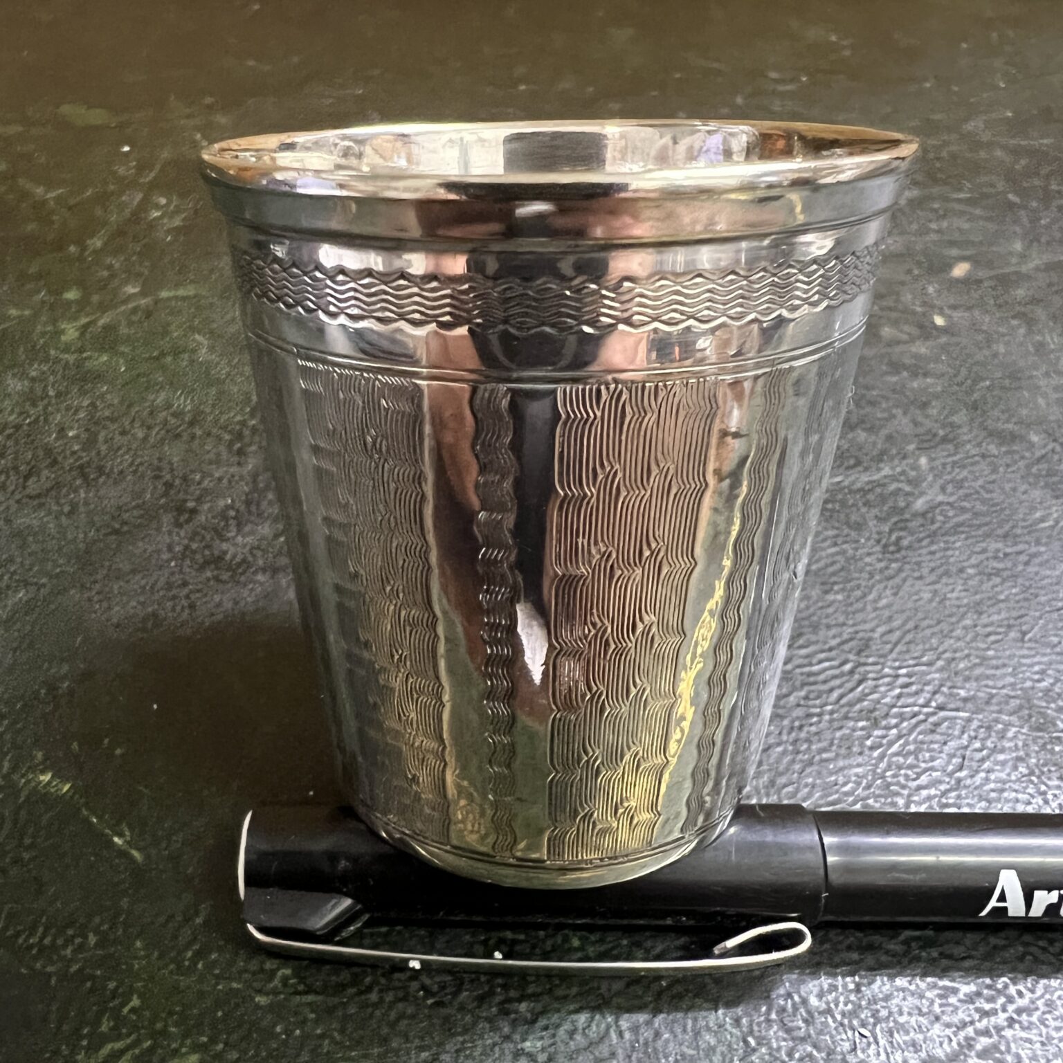 Victorian silver plated beaker - South Perth Antiques & Collectables