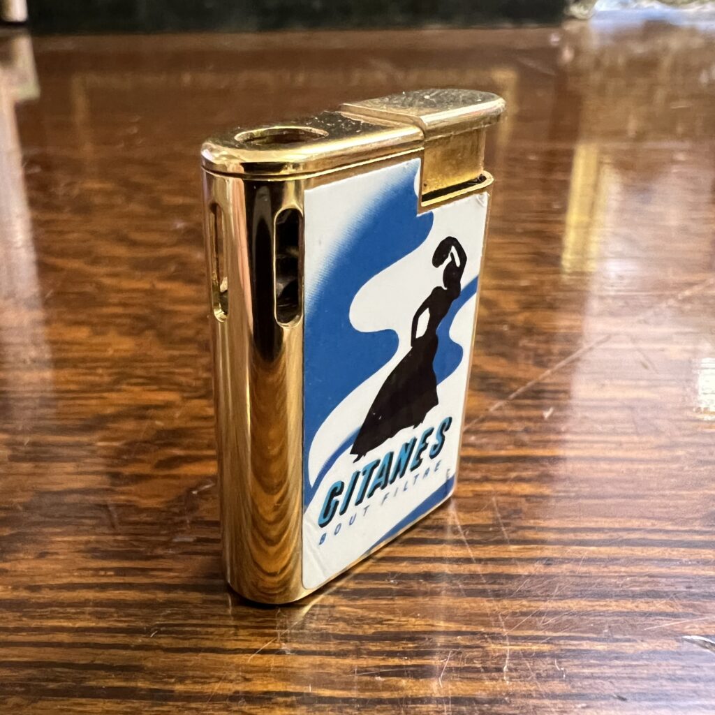 Gitanes Bout Filtre cigarette lighter - South Perth Antiques & Collectables