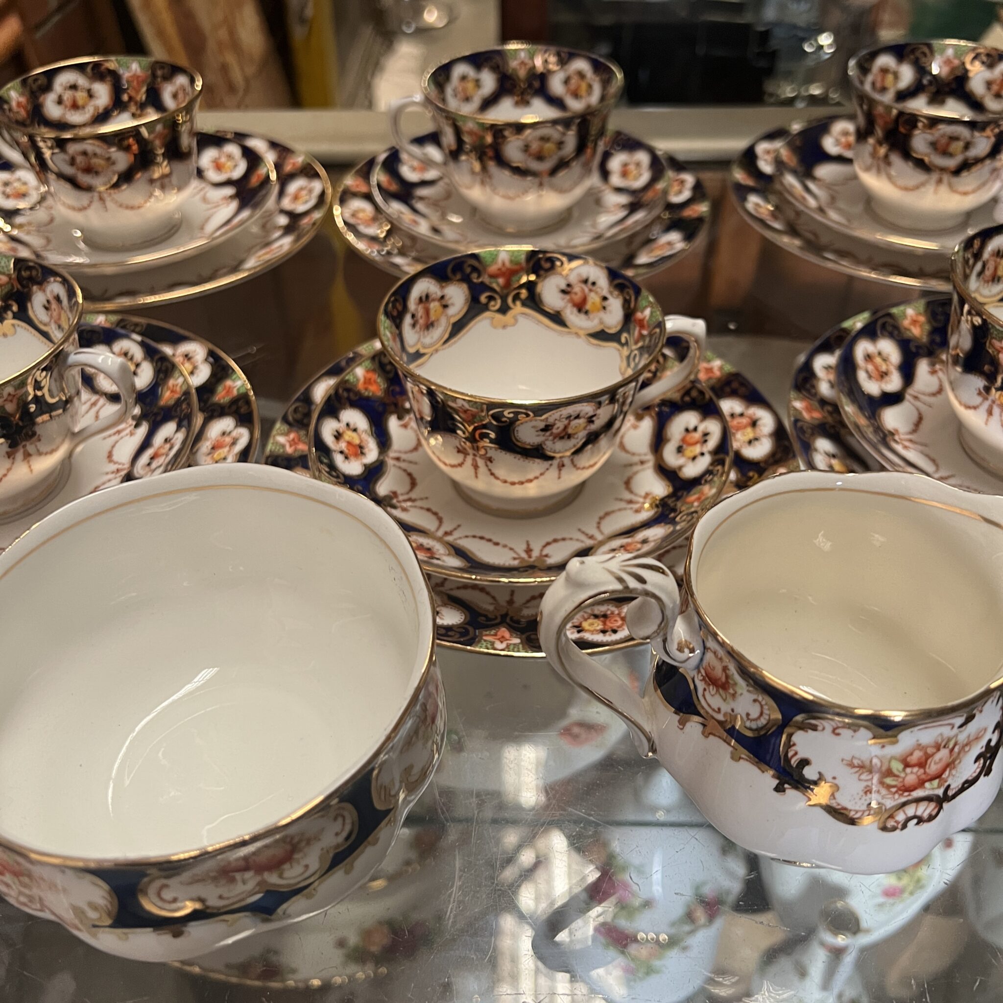 Royal Albert Crown China Imari colours tea set - South Perth Antiques ...