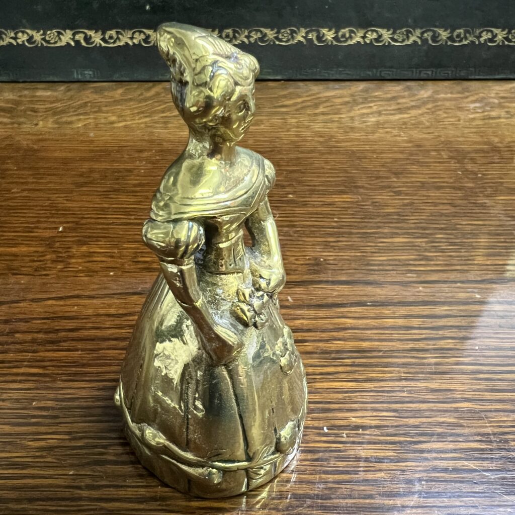 Victorian lady Brass Bell - South Perth Antiques & Collectables