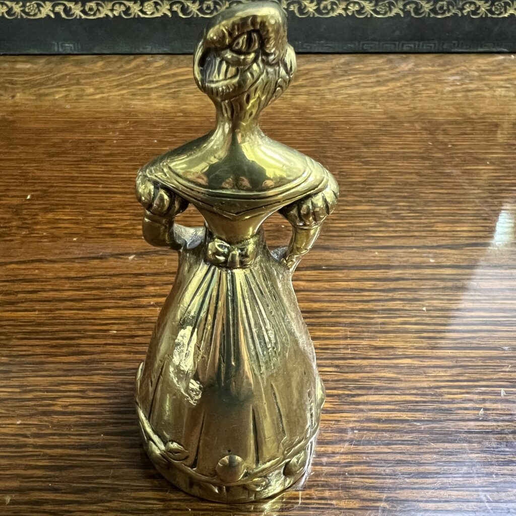 Victorian lady Brass Bell - South Perth Antiques & Collectables