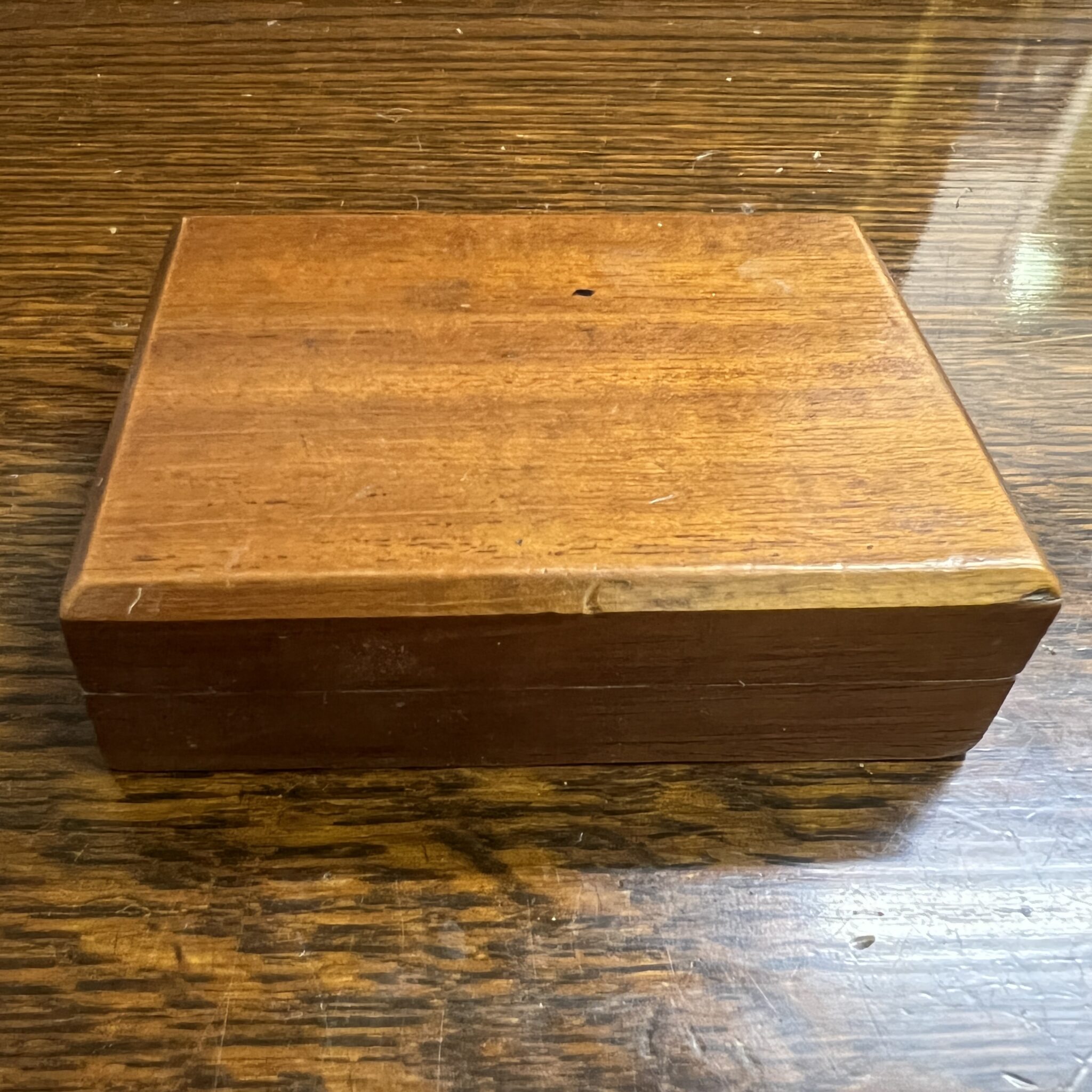 A small cedar wood box - South Perth Antiques & Collectables